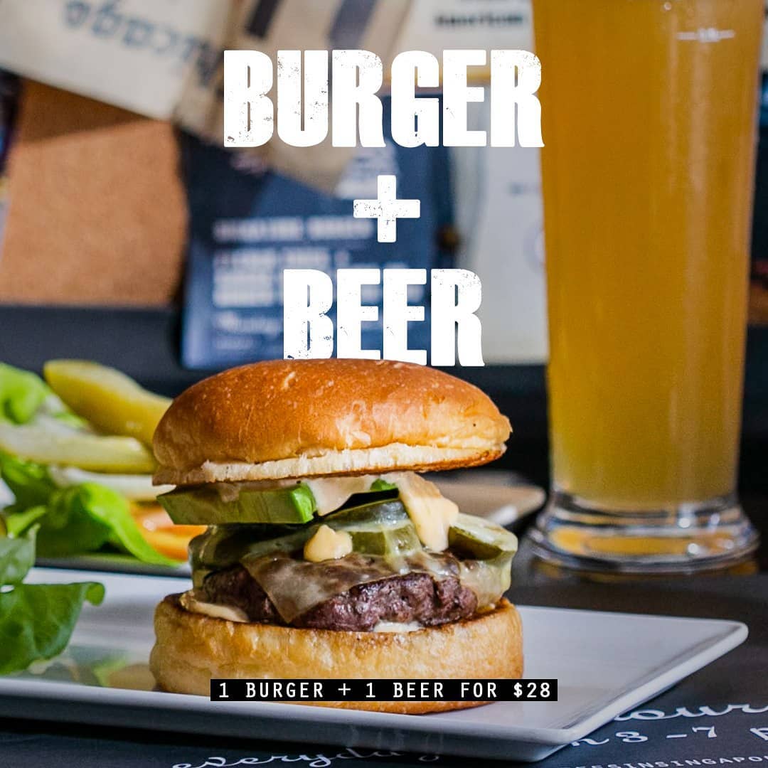 Burger + Beer Combo
