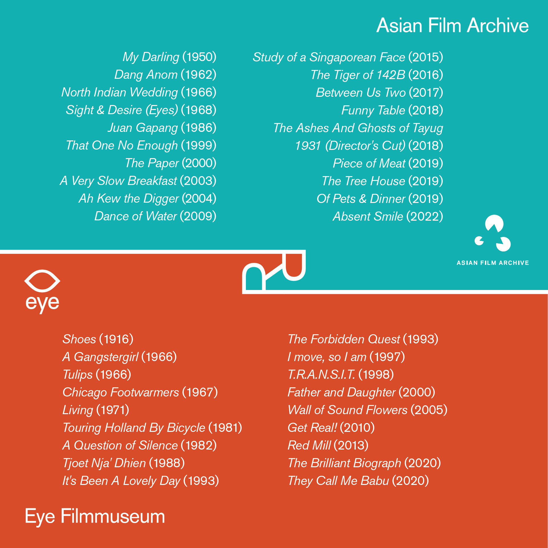 Reciprocal 2023: Asian Film Archive (AFA) x Eye Filmmuseum